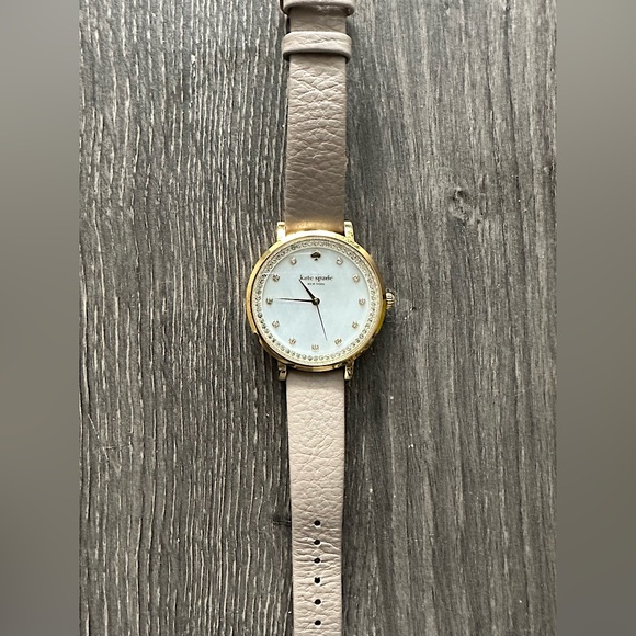 kate spade | Accessories | Kate Spade Watch Leather Strap | Poshmark